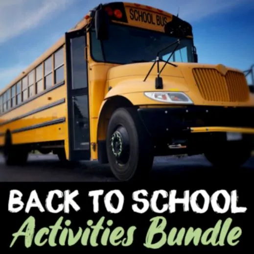 Back To School Activities For Middle School