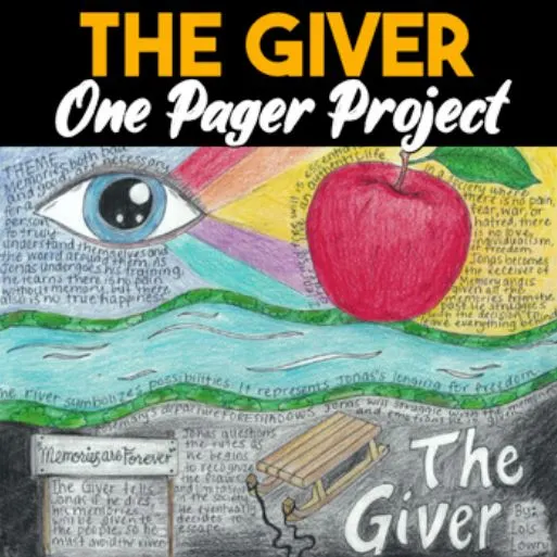 The Giver One Pager Project The Giver One Pager Project