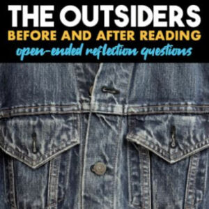24 Lesson Plans For Teaching The Outsiders | Entire Novel Study