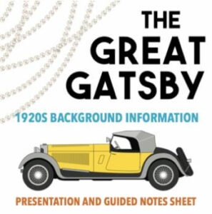 The Great Gatsby Unit Plan | 17 Lesson Plans For Your Novel Study